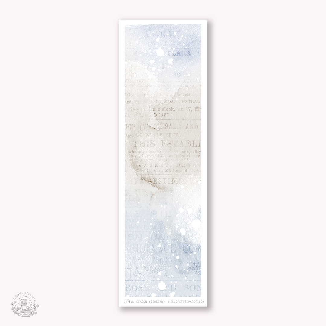 Joyful Season - sidebar sticker strip – Hello Petite Paper | planner ...
