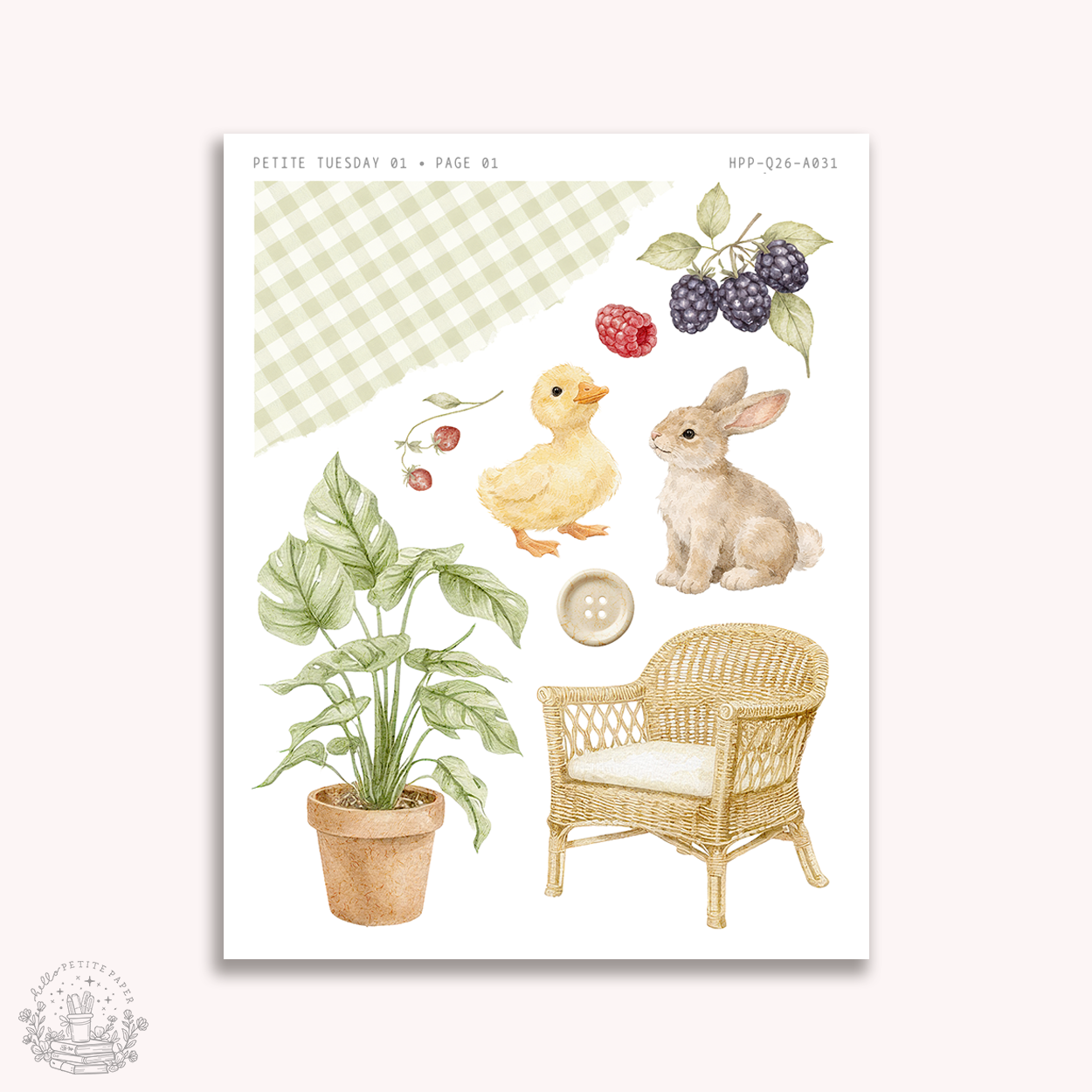 Petite Tuesday - Mini deco sticker collection (US01) – Hello Petite ...