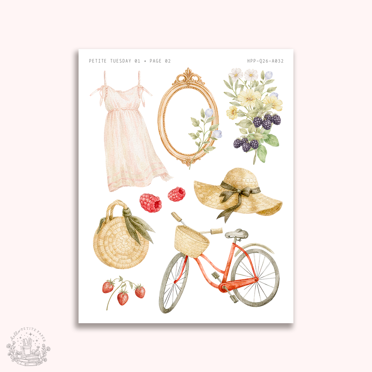 Petite Tuesday - Mini deco sticker collection (US01) – Hello Petite ...